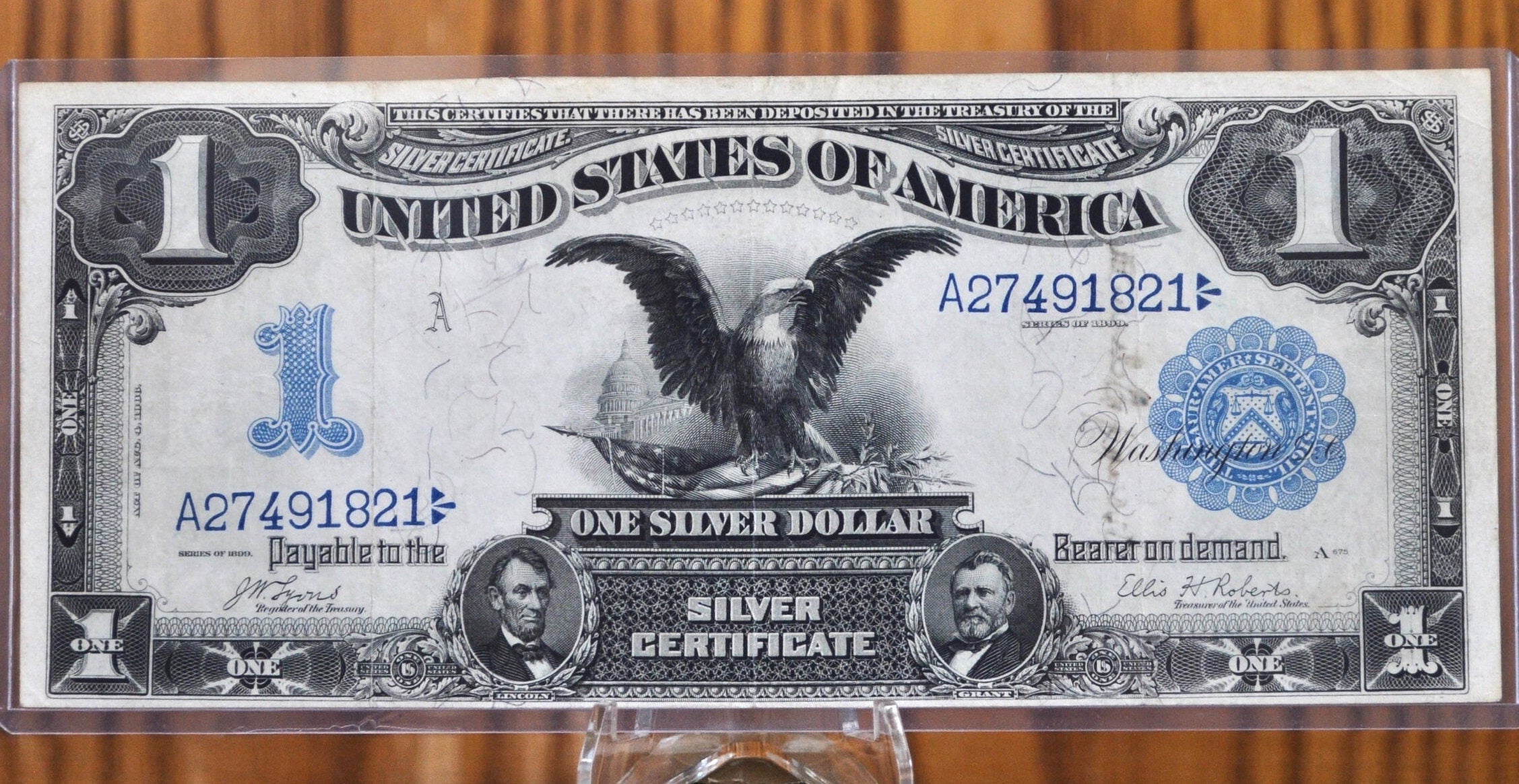 U.S. Large Silver Certificate – Treasure Hunter Co