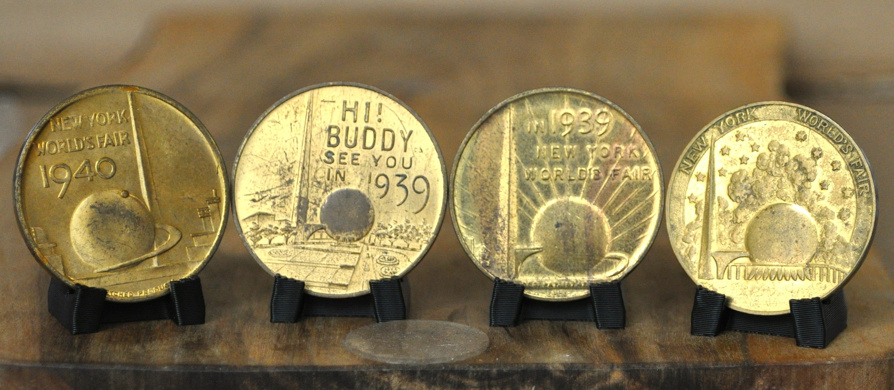New York World's Fair 1939-1940 Tokens 4 To Choose From - Antique NY W ...
