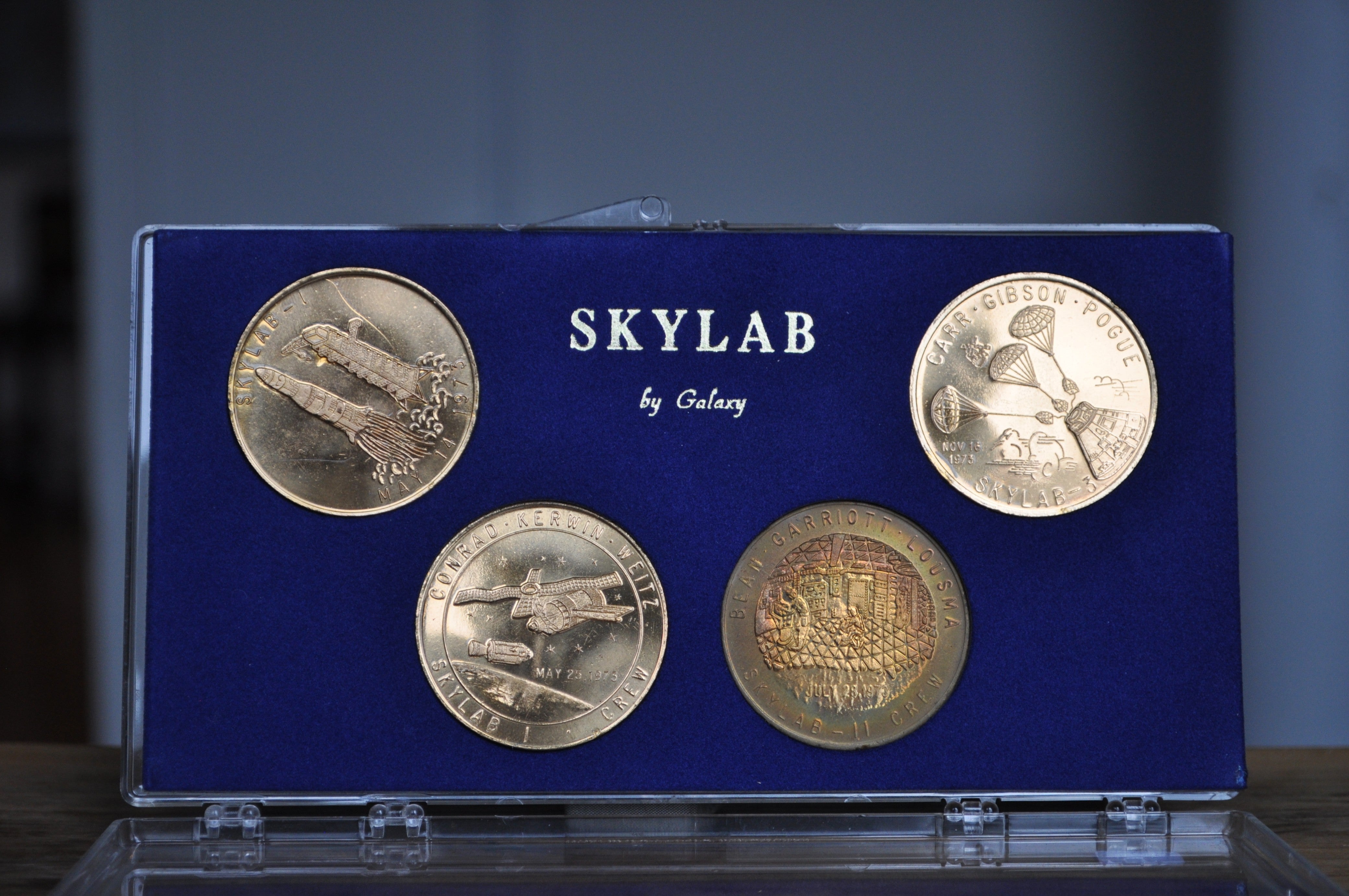 NASA United States Project Skylab I, II, III Commemorative Medals - Vi ...
