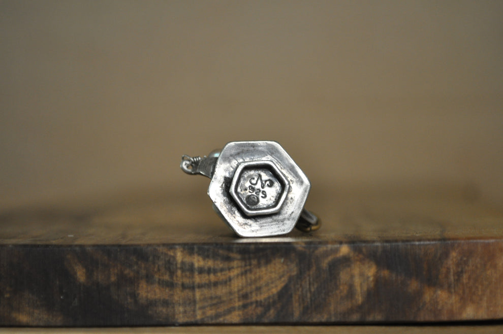 Vintage Sterling Silver Articulating Teapot with Pearl Charm - Stamped ...