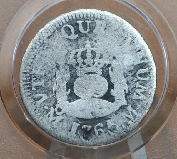 1765 Spanish 1/2 Real - Mexico as a Spanish Colony - Early Colonial Er ...