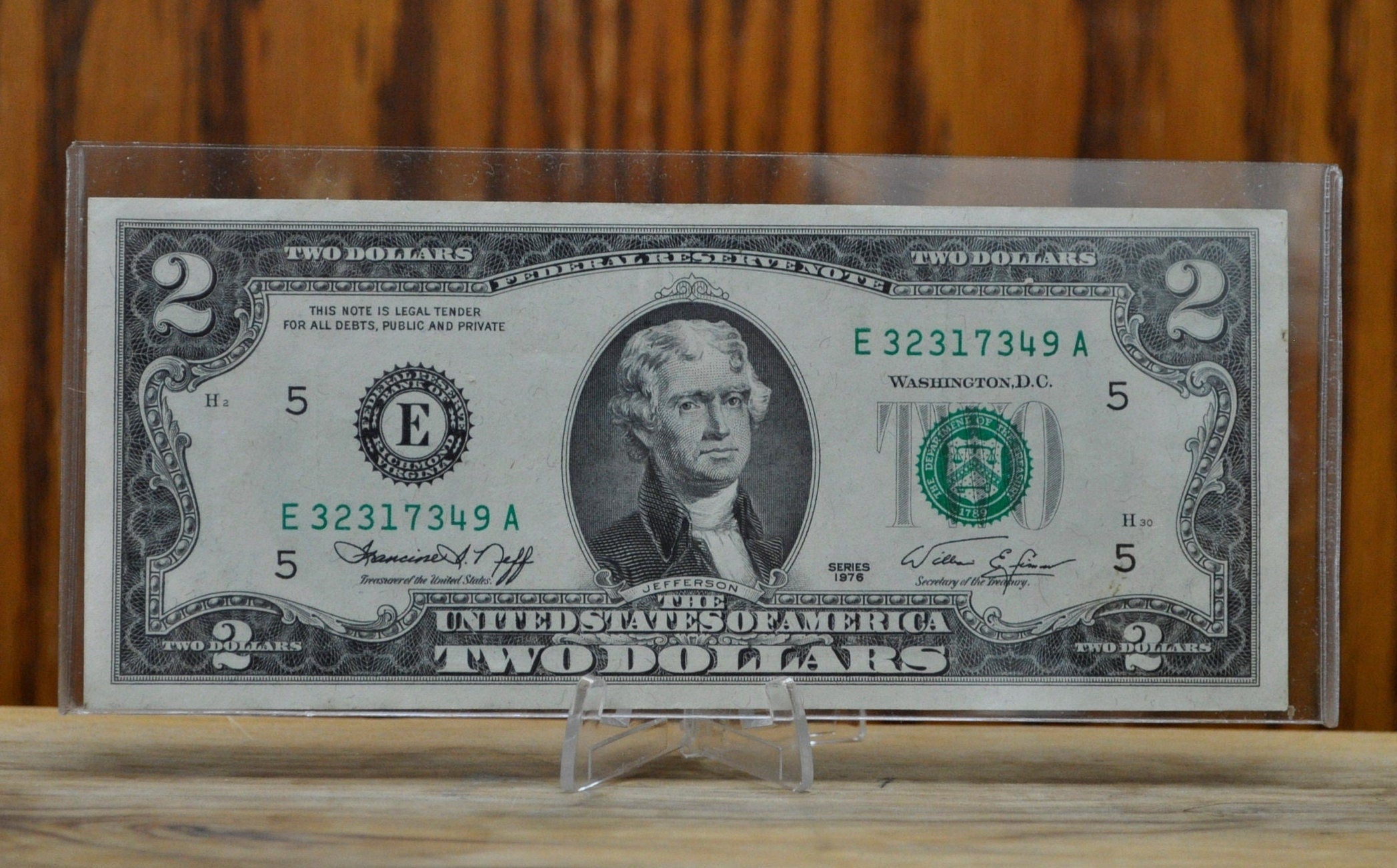 1976 2 Dollar Bill - Choose by Condition (Extremely Fine to Uncirculat ...